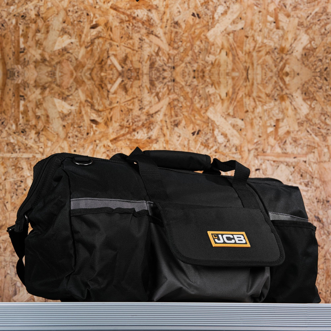 JCB Tools 20" 50cm Tool Kit Bag, Straps & Durable Design, Organise & T