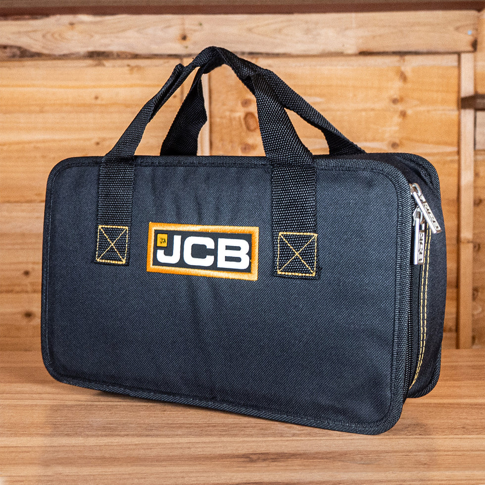 JCB Zipped Power Tool Bag Storage Case, 35 x 11 x 21.5cm | 21-ZCASE ...